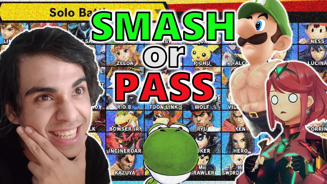 SMASH or PASS Every Super Smash Bros Character - YouTube