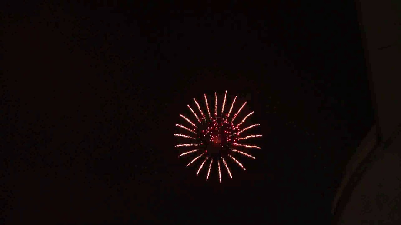 5 Inch Firework Shell - Sun Ring Firework Effect - YouTube