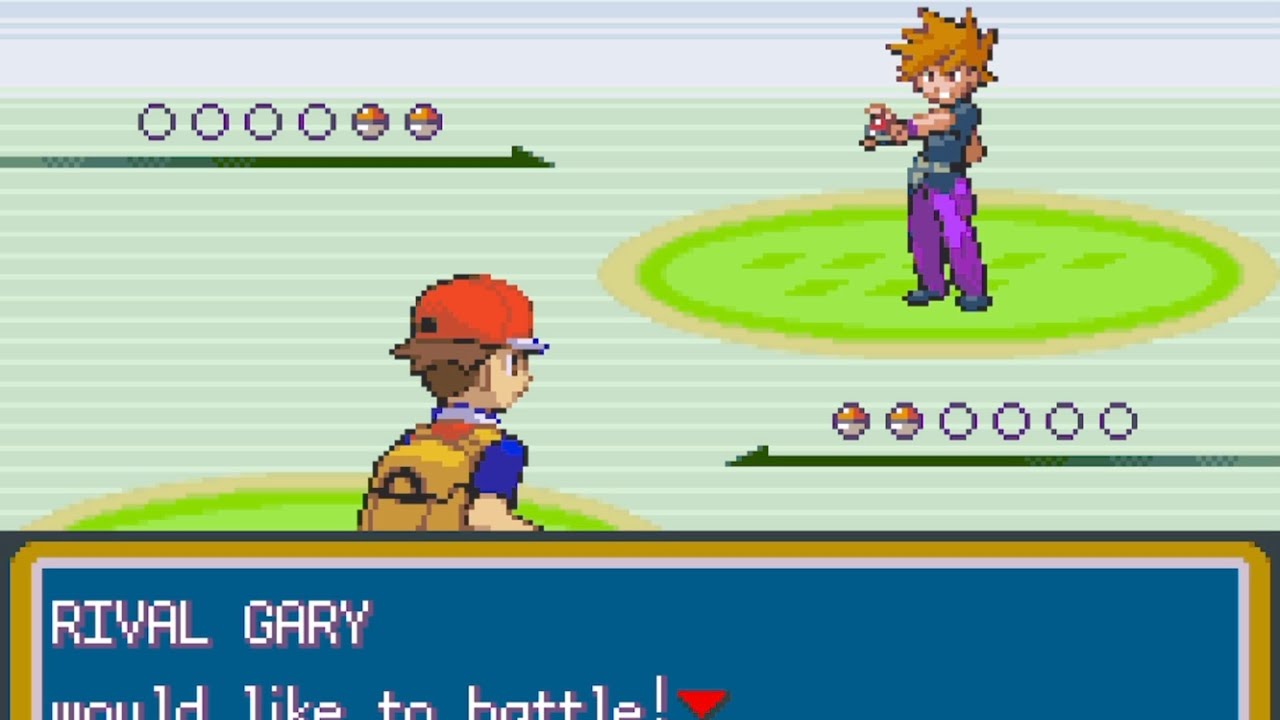 Pokémon Astral Red v1.2 (Level Cap Rule) - VS. Rival Gary R2 (2nd ...