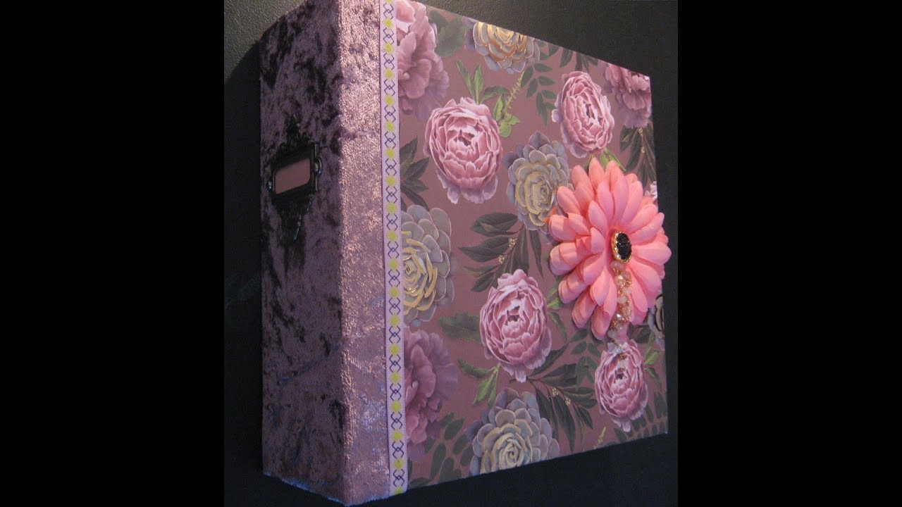 Scrapbook Album with Rotating / Repositionable Photo Mats (Tutorial ...