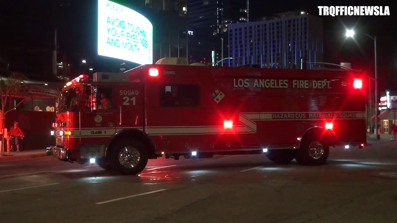 Trqffic News- LAFD tackles Downtown Los Angeles High Rise Fire 2020 ...