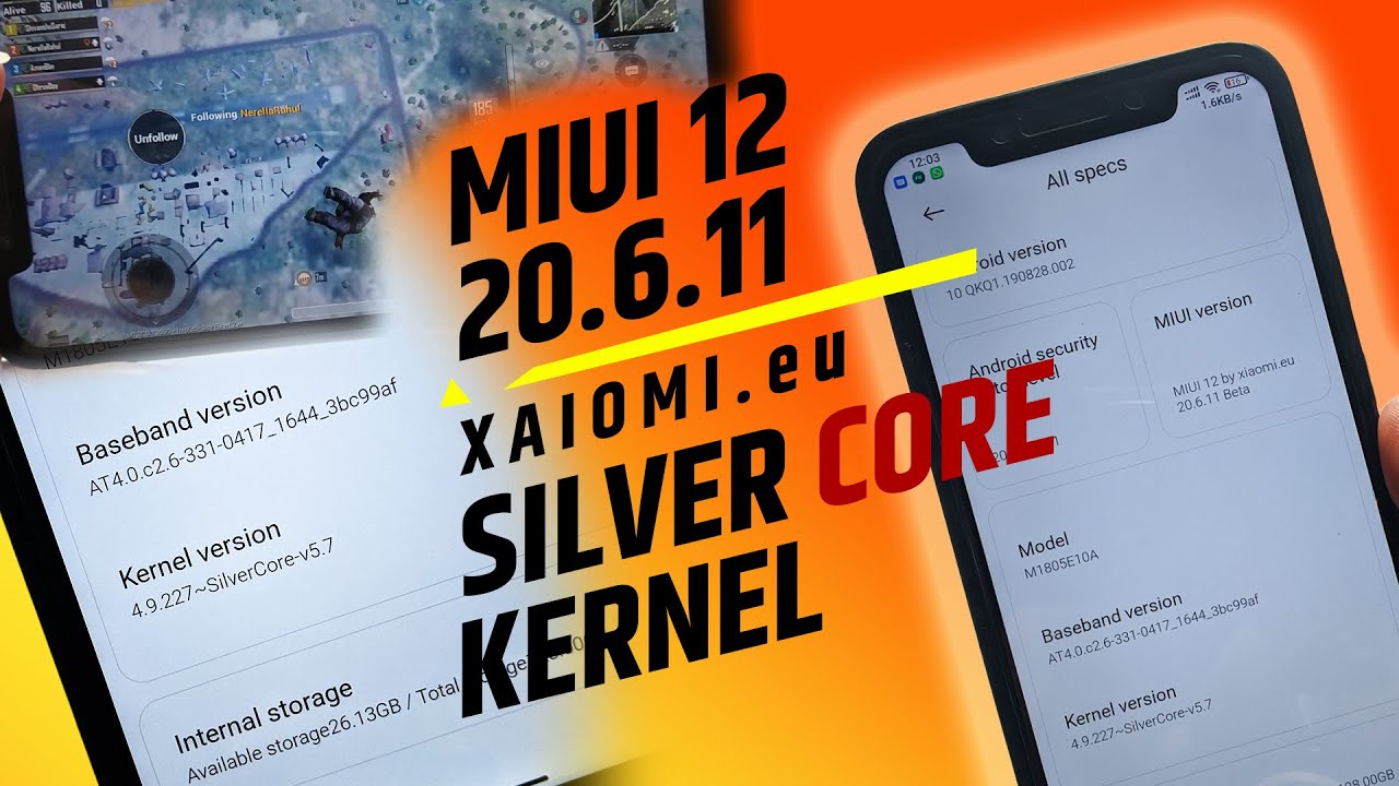 SILVER CORE Kernel with Xiaomi.eu 20.6.11 Miui 12 Port POCO F1 REVIEW ...