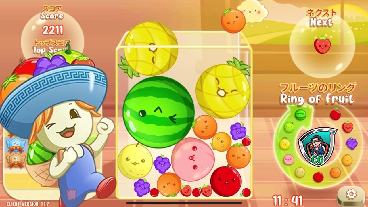 Suika Game / Watermelon merge funny puzzle game day 11 - YouTube