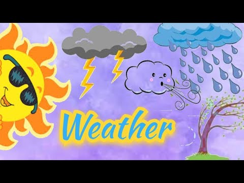 Weather Song | Nursery song and rhyme | Children Educational Video ...