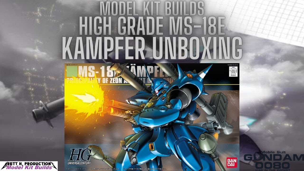 Model Kit Builds #88: HG MS-18E Kampfer | THE UNBOXING - YouTube