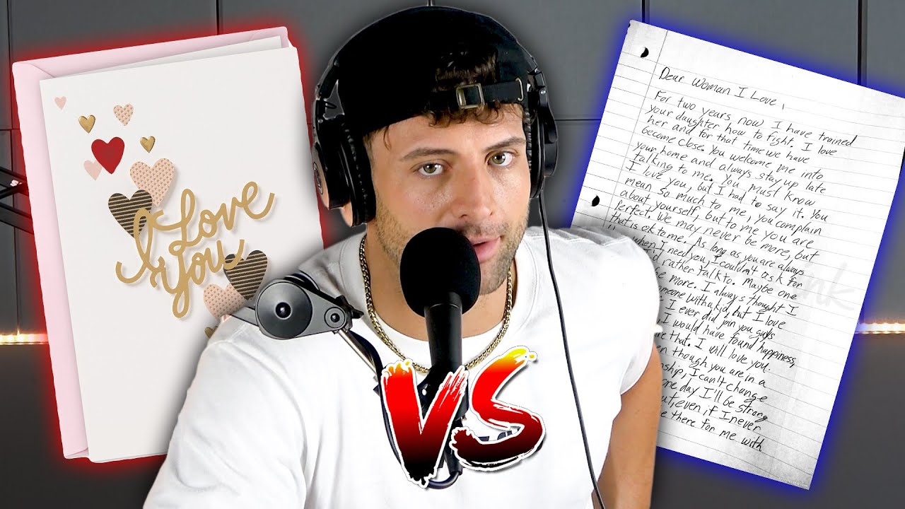 Hallmark Card Vs Handwritten Note - YouTube