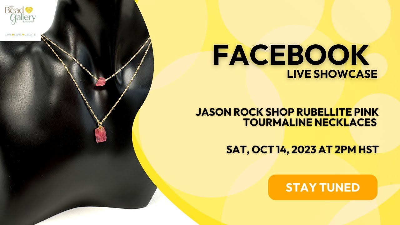 Facebook Live: Jason Rock Shop Rubellite Pink Tourmaline Necklaces ...