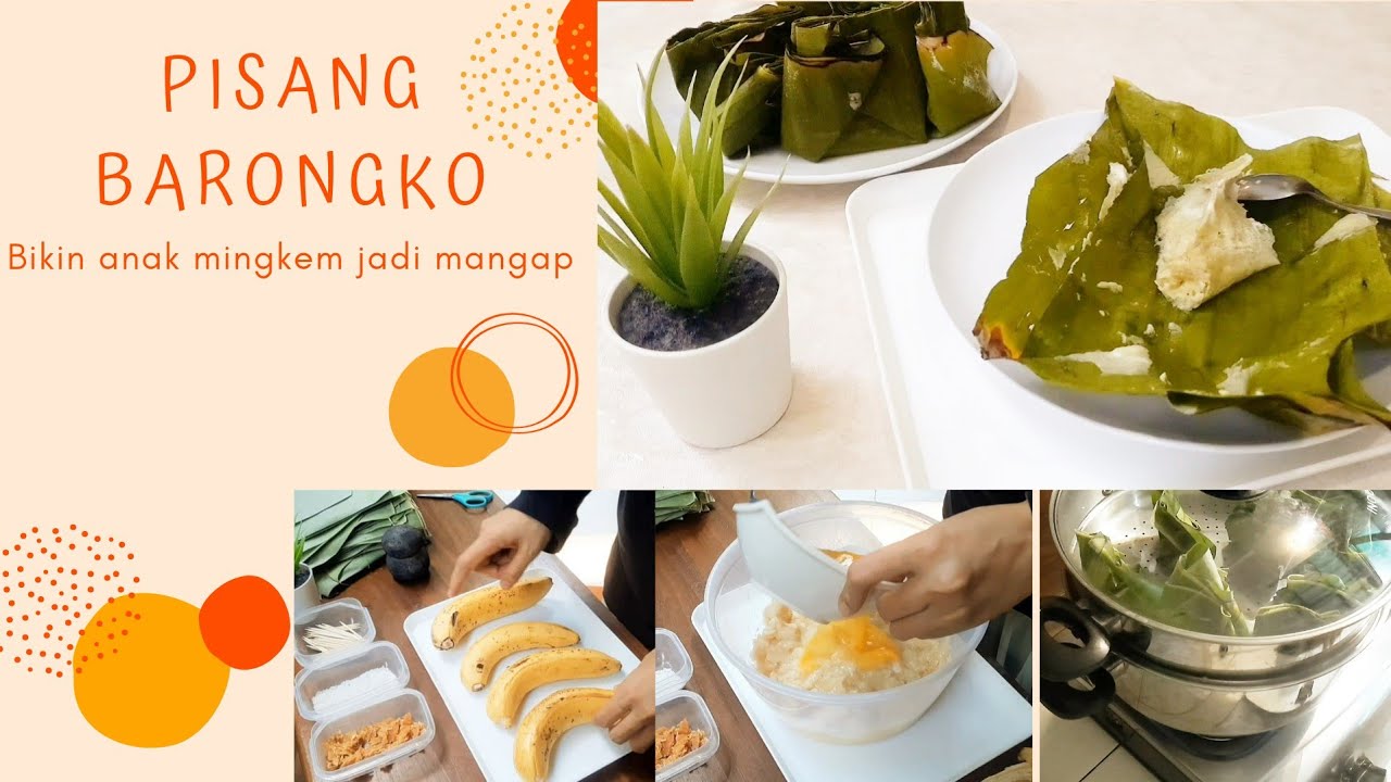 Cara membuat pisang barongko - Snack mpasi - Recook dr. tan shot yen ...