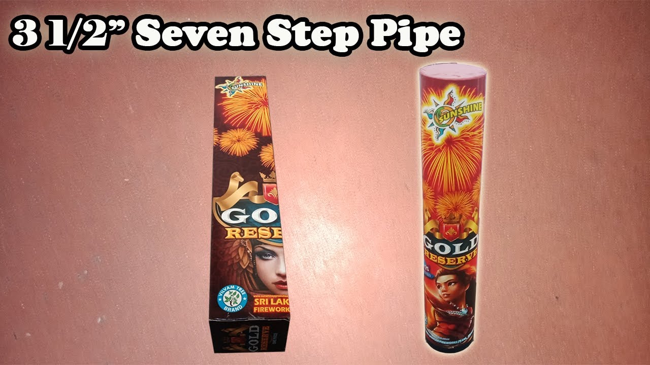 3 1/2" Seven Step Fancy Pipe | SVR FIREWORKS | SIVAKASI | WWW ...