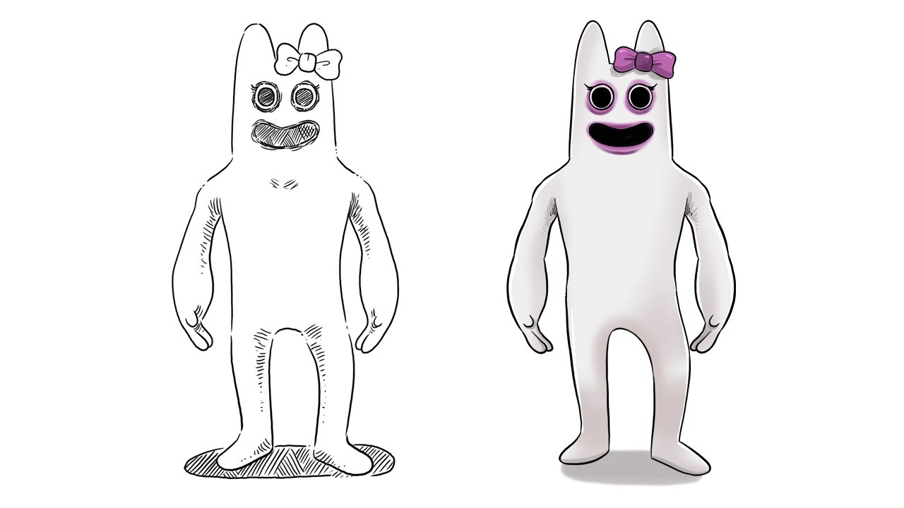 How to draw Garten of Banban characters - YouTube