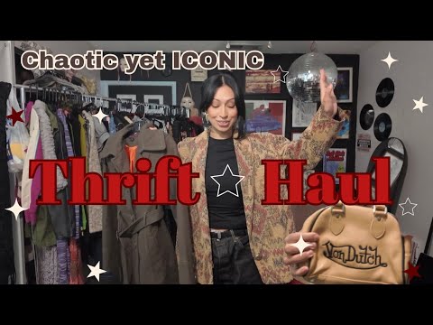 Last 2025 Haul ✩ Coach ⋆VonDutch ⋆Miss Sixty and Y2K Galore ⋆˚ #thriftedfashion #y2k 
