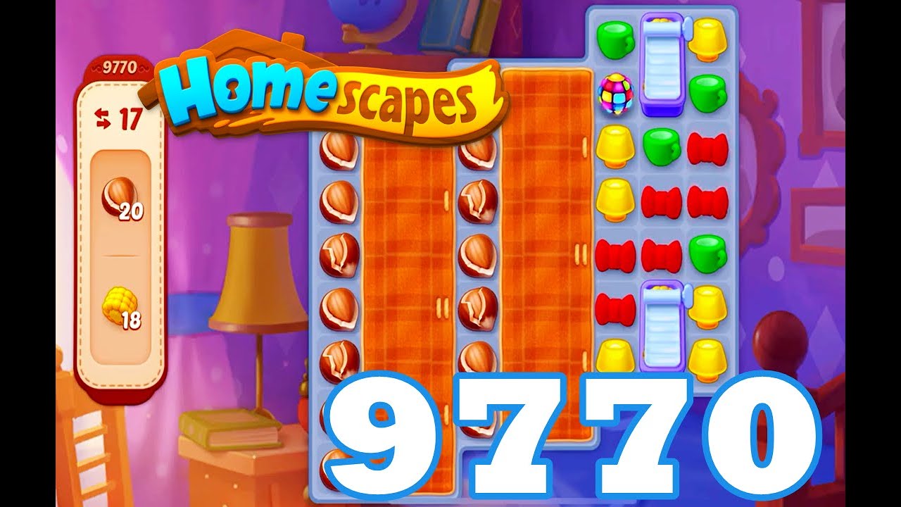 Homescapes Level 9770 HD 3 - match puzzle game | Gameplay Walkthrough ...