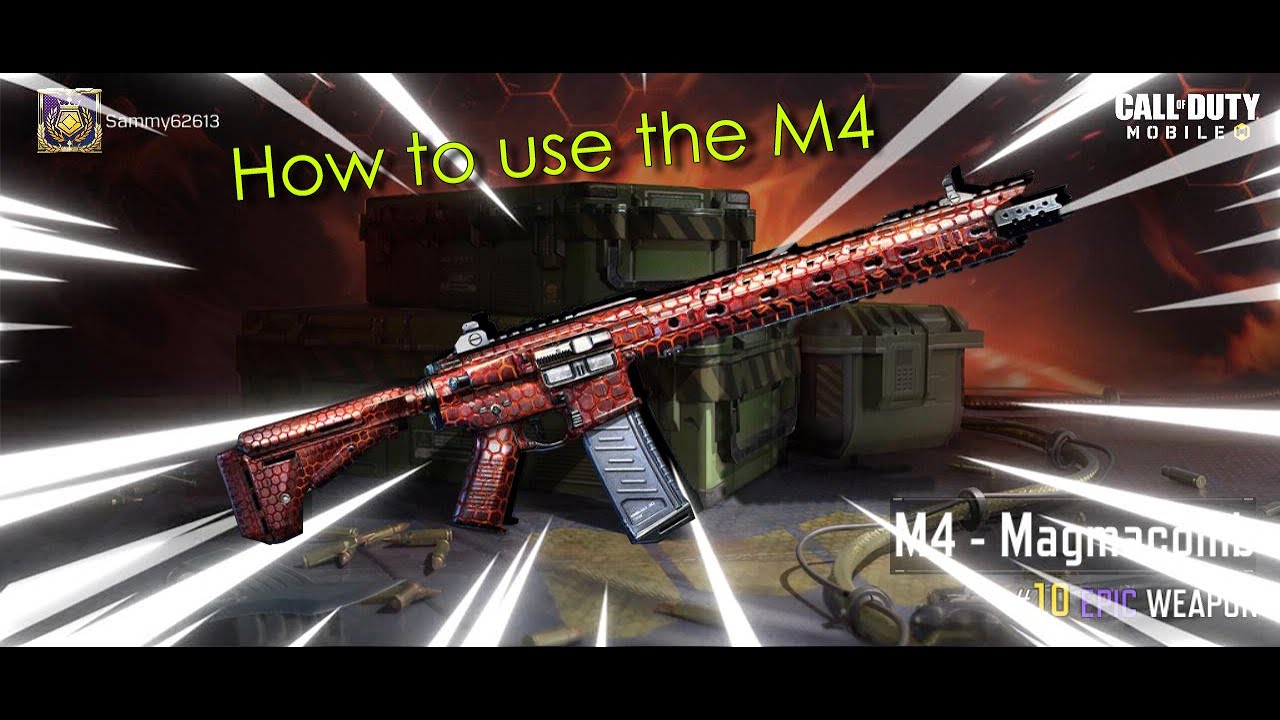 HOW TO USE THE M4 ~ COD Mobile - YouTube