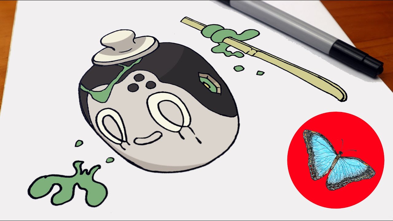 How To Draw Pokemon - Poltchageist - YouTube