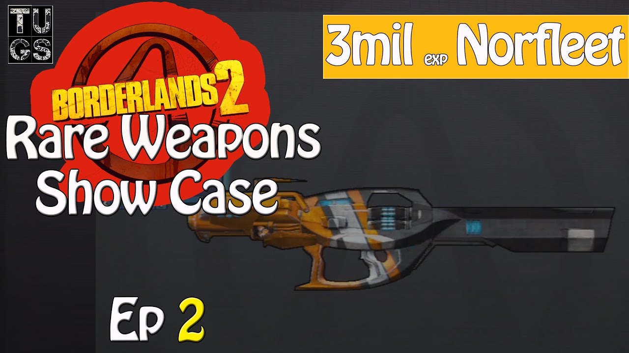 3 million damage Puissant Norfleet Rare weapons Borderlands 2 showcase ...
