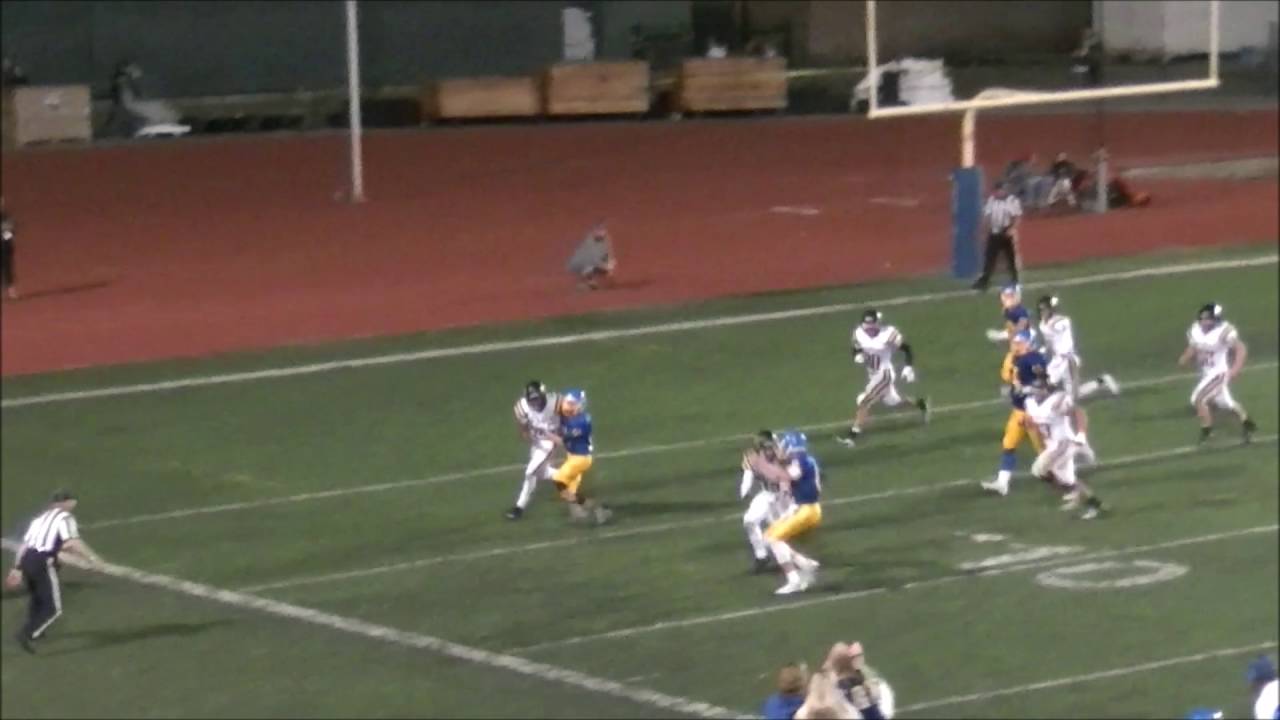 QB sweep tackle 10-21-16 - YouTube