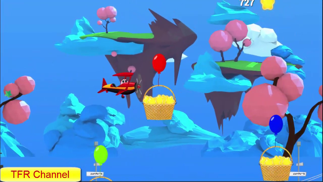 Fun Kids Planes Game : Red Airliner - Part 1 / Game For Kids - Nursery ...