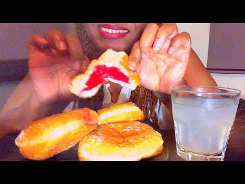ASMR DONUT DESSERT WITH COCONUT WATER MUKBANG #dessert EATING SOUNDS | A TASTE FROM MY CHILDHOOD