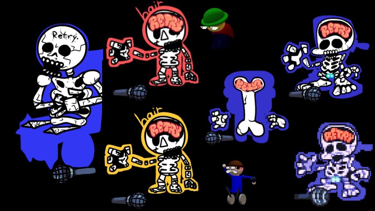 Dave & Bambi 3.0 Mod | all game-over screens | (read desc) - YouTube