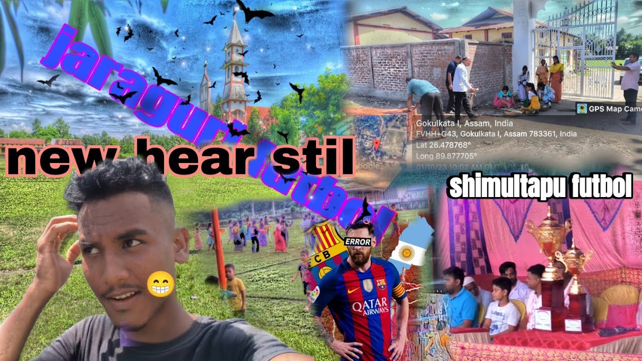 মোৰ নতুন hear stil😁#rajhbonshi#joydevbt আমাৰ jaraguri মাটে খেলা আছে🥰 ...