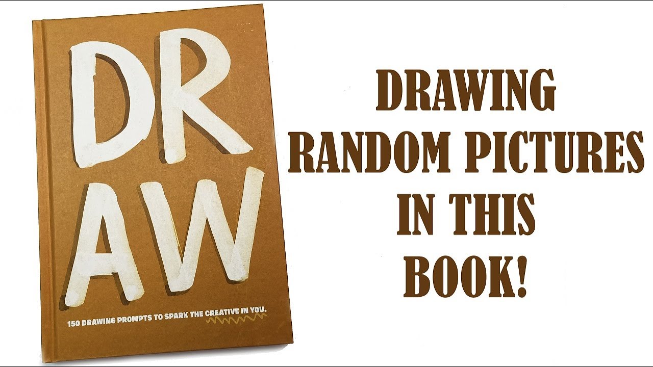 Choosing Random Prompts to Draw Pictures! Typo Draw Book | Creative Art ...