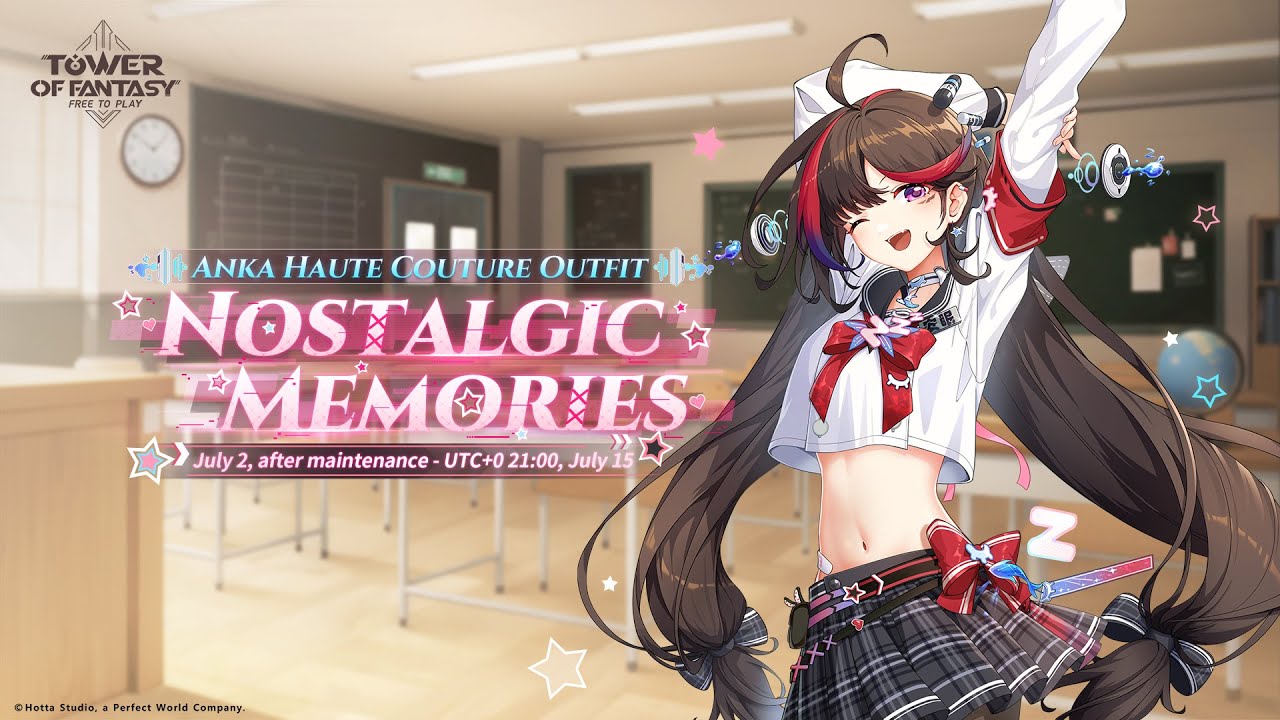 Nostalgic Memories - Anka Costume Showcase | Tower of Fantasy ...