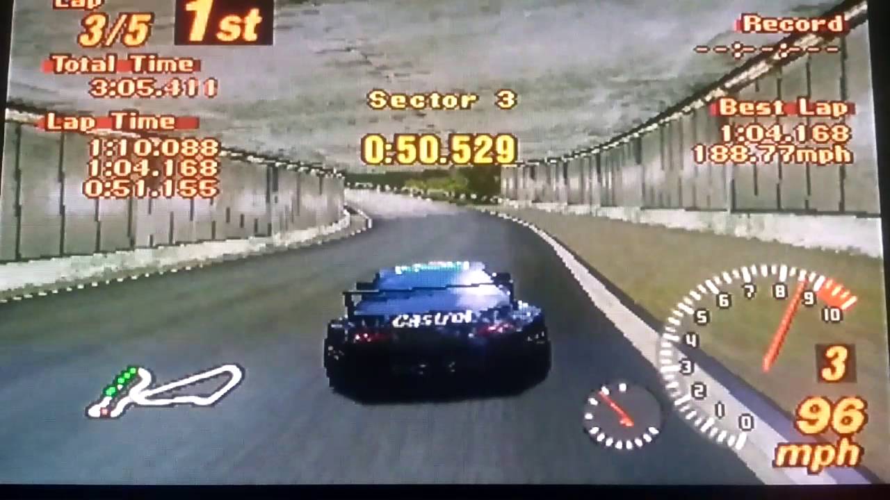 Gran Turismo 2 - GT 300 Championship Race #4: Midfield Raceway - YouTube