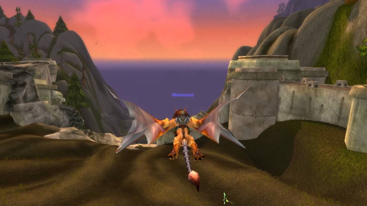 World Of Warcraft - Flightpath - Burning Steppes-Trisfal Glades ...