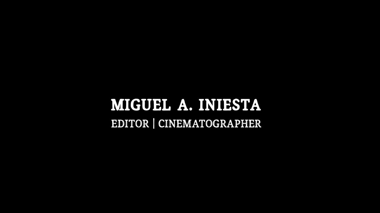 Demo Reel: Miguel Iniesta | Editor | Cinematographer - YouTube