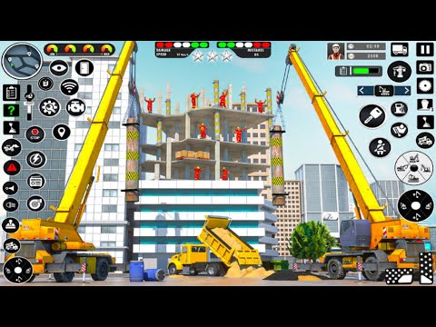 City construction Crane Games : Construction Simulator Android Gameplay ...