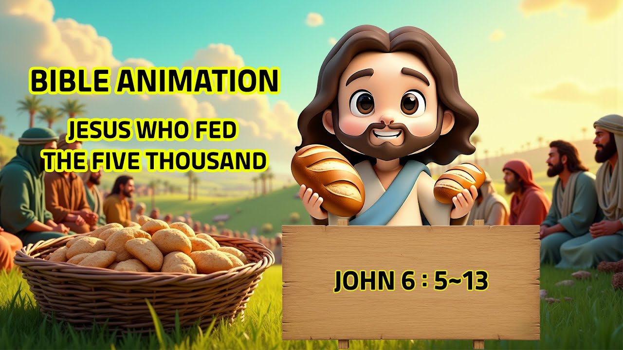 [Bible Animation] [Lent 17] John 6:9–13 Jesus Who Fed the Five Thousand ...