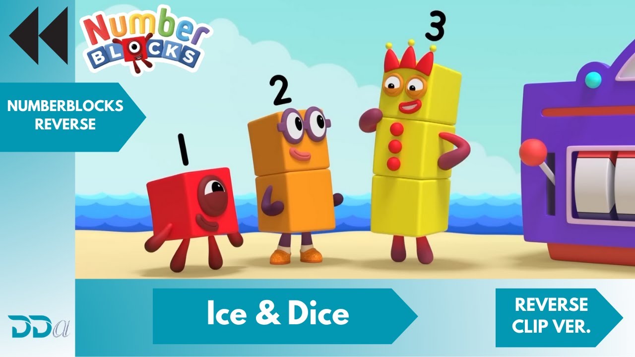Ice & Dice | Numberblocks Reverse | Reverse Clip Version (S06E03) - YouTube