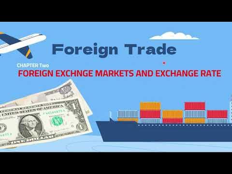 Foreign Trade: CHAPTER Two. Foreign exchange markets and exchange rate ...