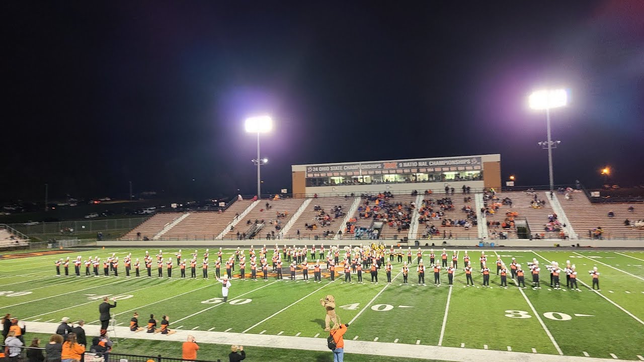Massillon Tiger Swing Band 2022. week 8 half-time show - YouTube