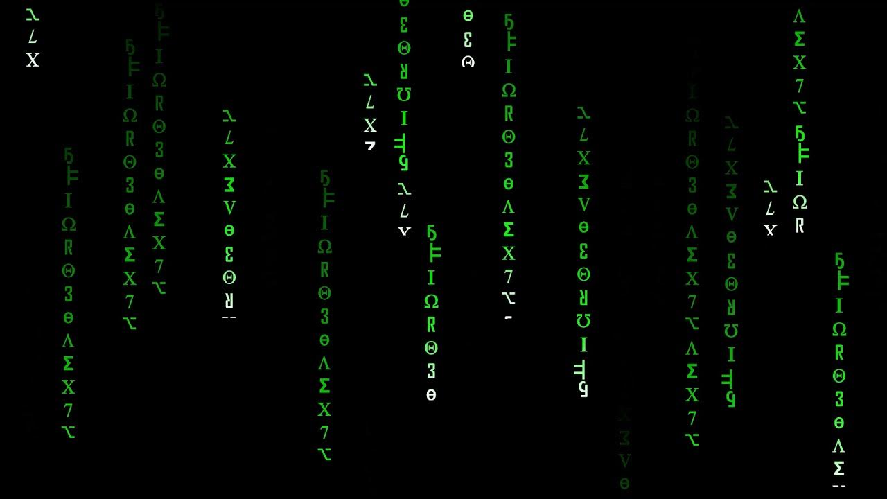 MATRIX RAINING CODE SCREENSAVER 30 MINUTES - YouTube