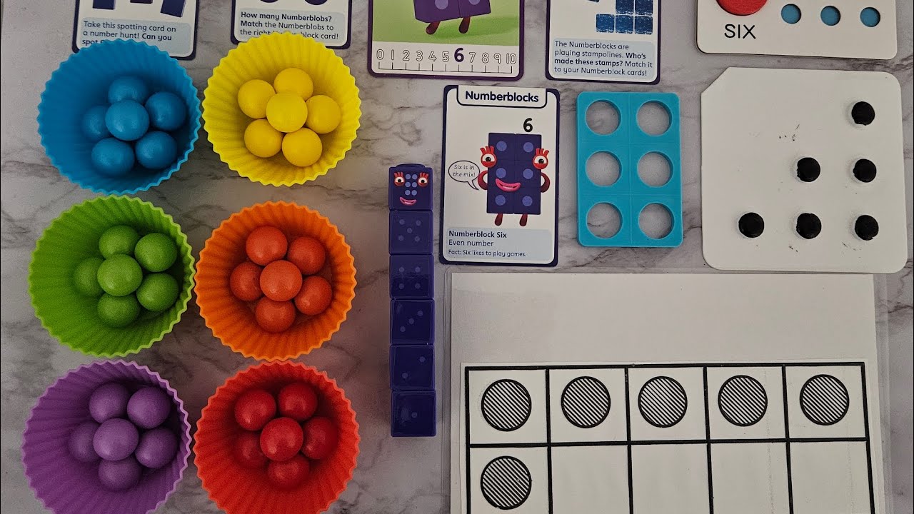 Number 6 Six Numberblock & other counting methods. Understand your ...