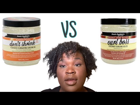 Aunt Jackie’s Don’t Shrink Flaxseed Elongating Curling Gel | Curl Boss Coconut Curling Gelée