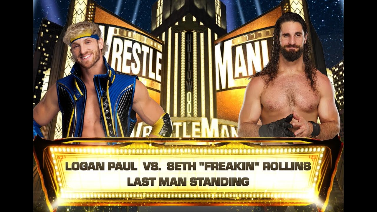 WWE2K24 Logan Paul vs Seth Rollins (WrestleMania 39) - YouTube