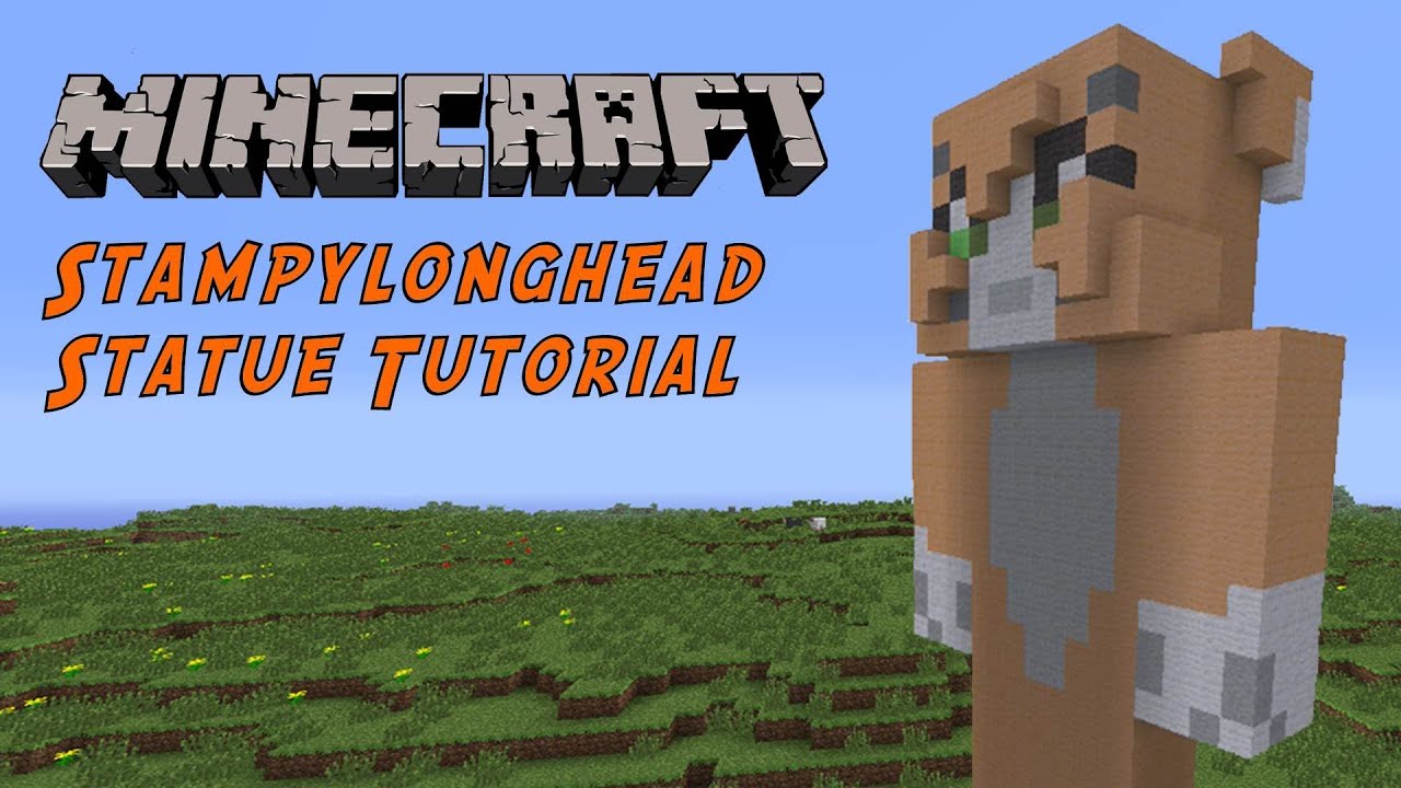 Minecraft Tutorial: StampyLongHead Statue - YouTube
