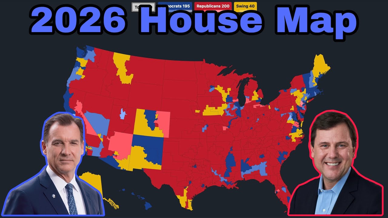 2026 House Map Prediction (January 2025) - YouTube