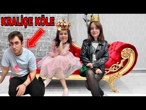 KRALİÇE KÖLE ENES PERİŞAN‼️PRENSES HİRANUR VE ZEYNEP