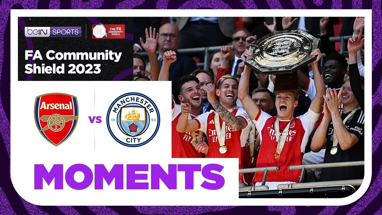 FULL Arsenal trophy presentation 🏆 | FA Community Shield 2023 Moments ...