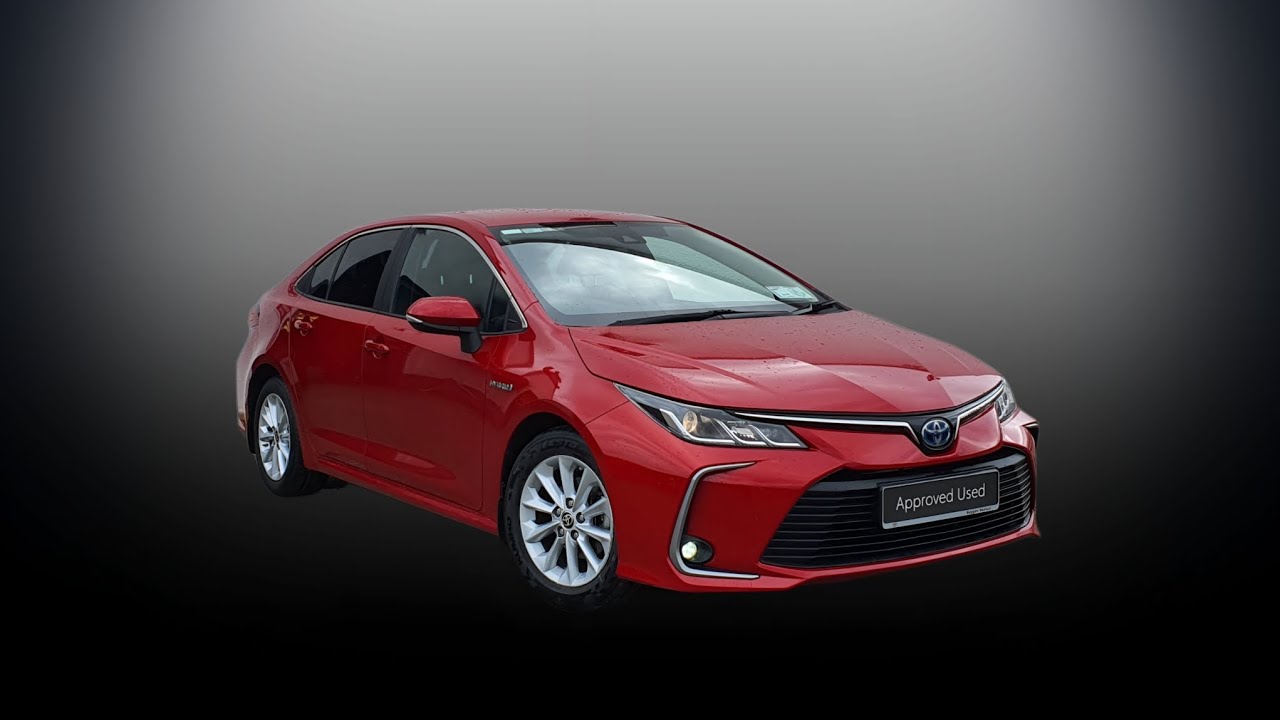 2021. (211 REG). TOYOTA - COROLLA - LUNA. PEARL RED. HUGH BOGGAN MOTORS ...