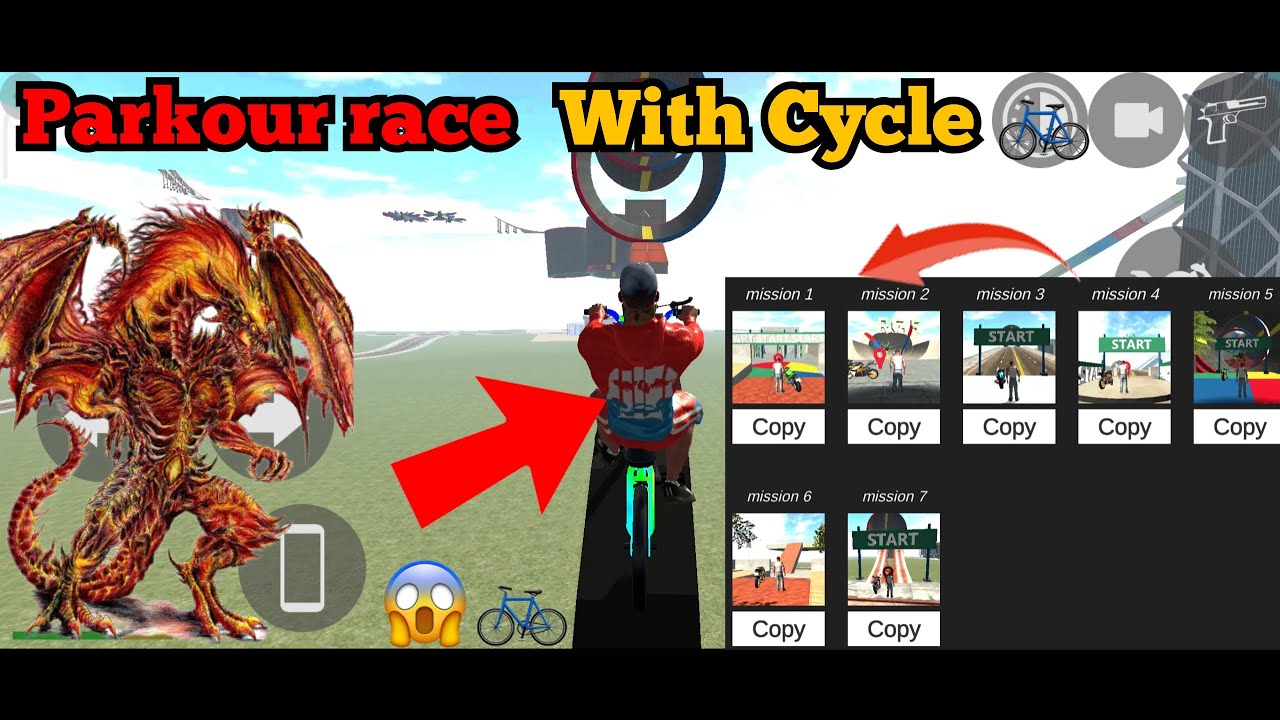Cycle Parkour race challenge || Indian bike driving 3d 🏃🚲 - YouTube