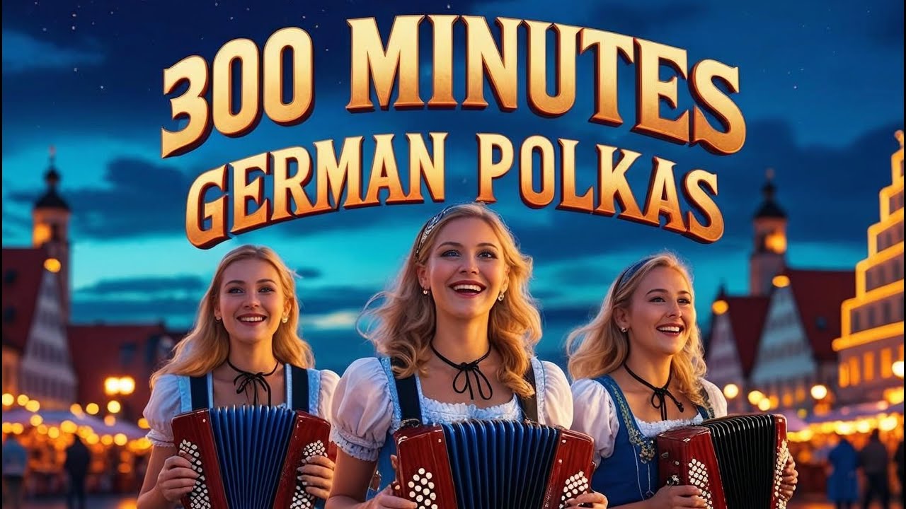 300 Minutes of German Polkas - 5 hours of selected melodies - YouTube