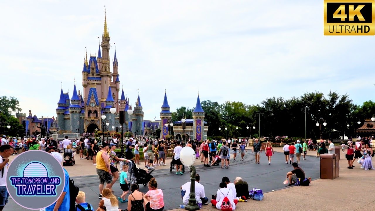 Magic Kingdom Summer Evening Walkthrough 2023 - 4K | Walt Disney World ...