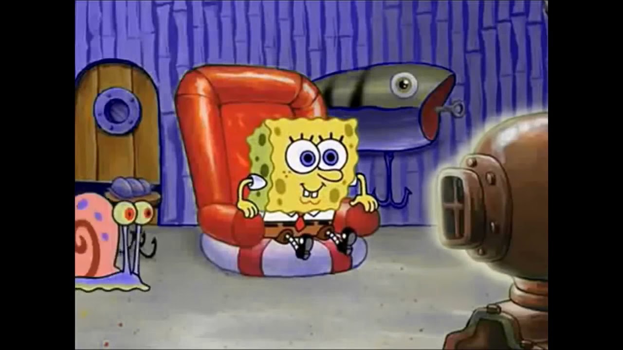 Spongebob watching patrick pole dancing!!! - YouTube