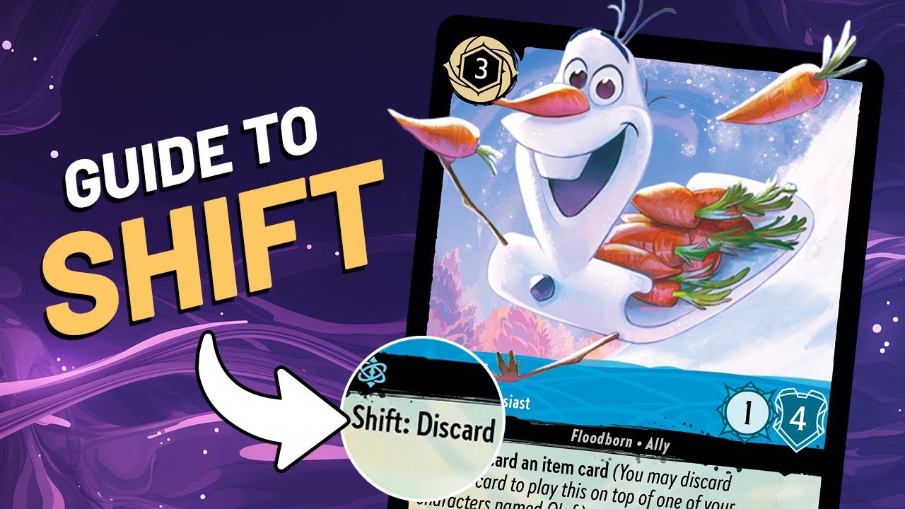How SHIFT works in Disney Lorcana? SHIFT and SHIFT DISCARD Explained! - YouTube
