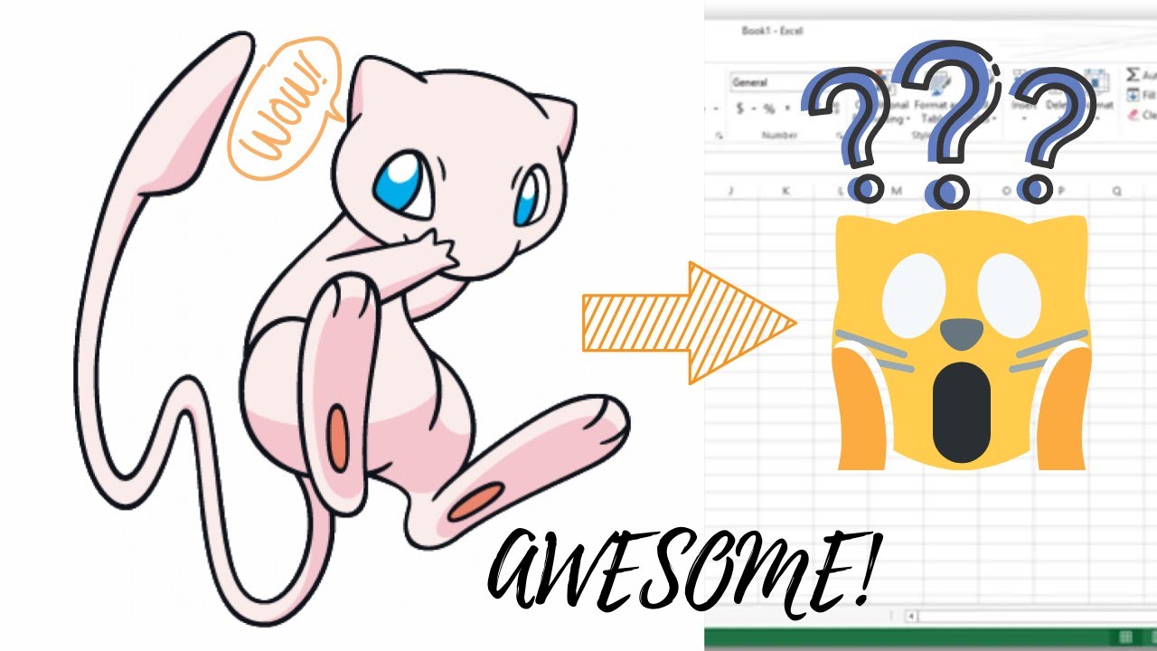 Mew | Pokemon Pixel Art | Cute and Epic - YouTube