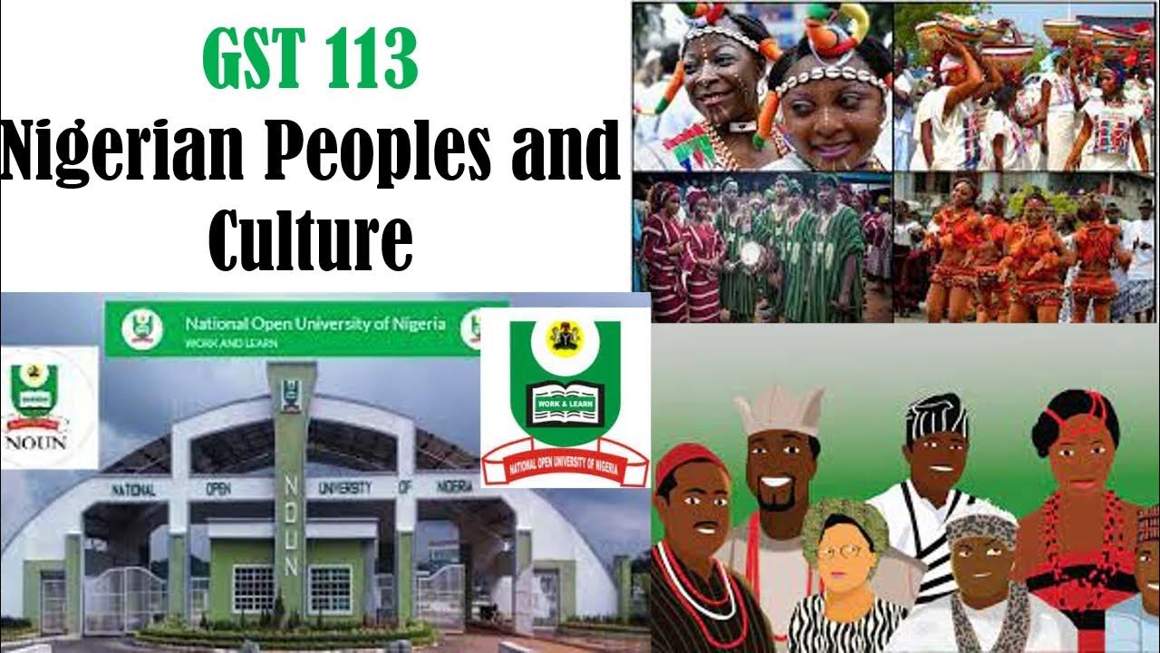 01- An Introduction to Nigerian People and Culture -GST 113 - YouTube